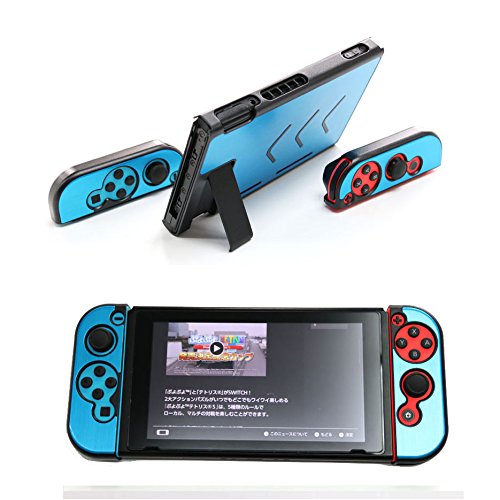 Amazon.com: For Nintendo Switch Case, VOKKIA Light Blue Plastic Hard PC ...