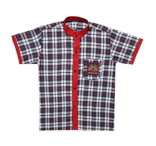 KV Kendriya Vidyalaya Boys Check Multicolor School Shirt (32) : Amazon ...