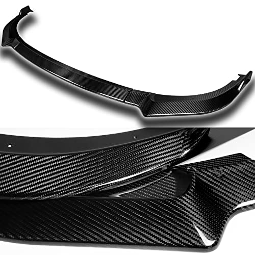 Buy HYPERSPEED Real Carbon Fiber Front Bumper Spoiler Lip 3PCS CK-Style ...