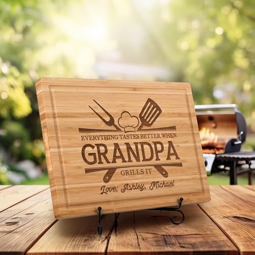 Amazon.com: Personalized Grilling Gifts for Men, Custom Fathers Day ...