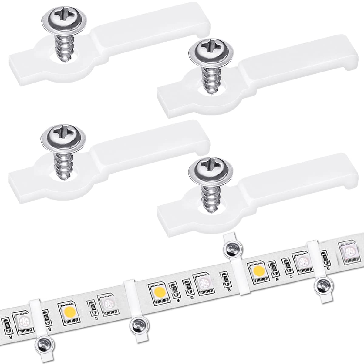 Excefore Strip Light Mounting Brackets,Effortlessly Mount LED Light ...