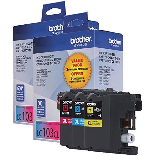 Brother Genuine High Yield Color Ink Cartridge, LC1033PKS, Replacement ...