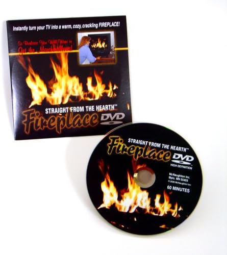 Amazon.com: Holiday Fireplace Video DVD - Straight from The Hearth, 60 ...