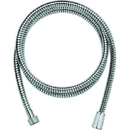GROHE 28143000 RelexaFlex 59" Metal Longlife Shower Hose, Starlight ...