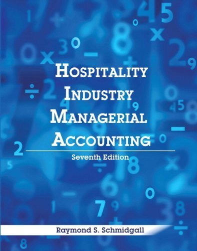 Hospitality Industry Managerial Accounting [7th Edition] [Educational ...