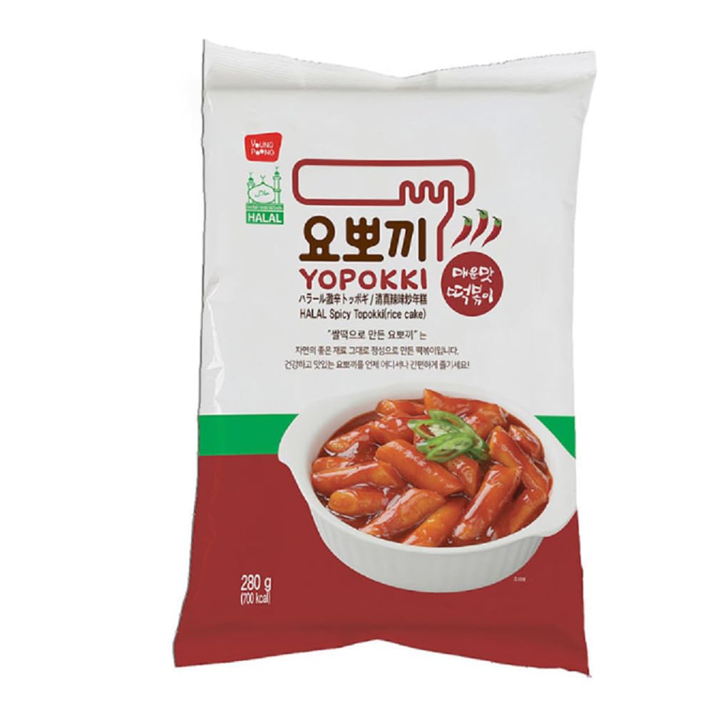 Yopokki Prepared Korean Rice Cake Instant Packet Very Spicy 1 ...