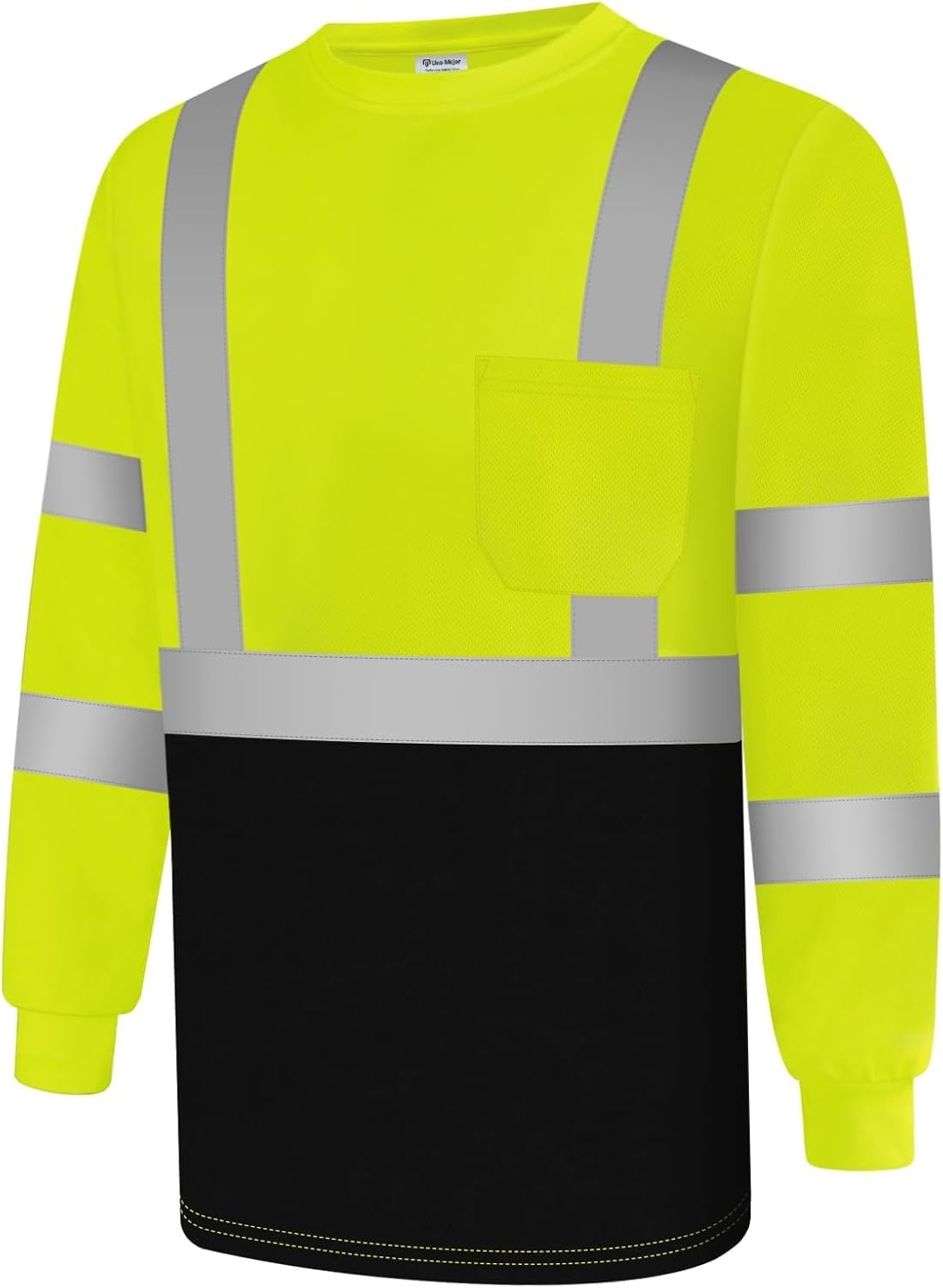 Amazon.com: Uno Mejor High Visibility Shirts for Men Class 3 Hi Vis Reflective Safety ...