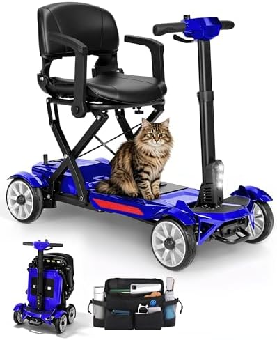 Amazon.com: Ecomobi Light Weight Mobility Scooter for Seniors, 15–40 ...