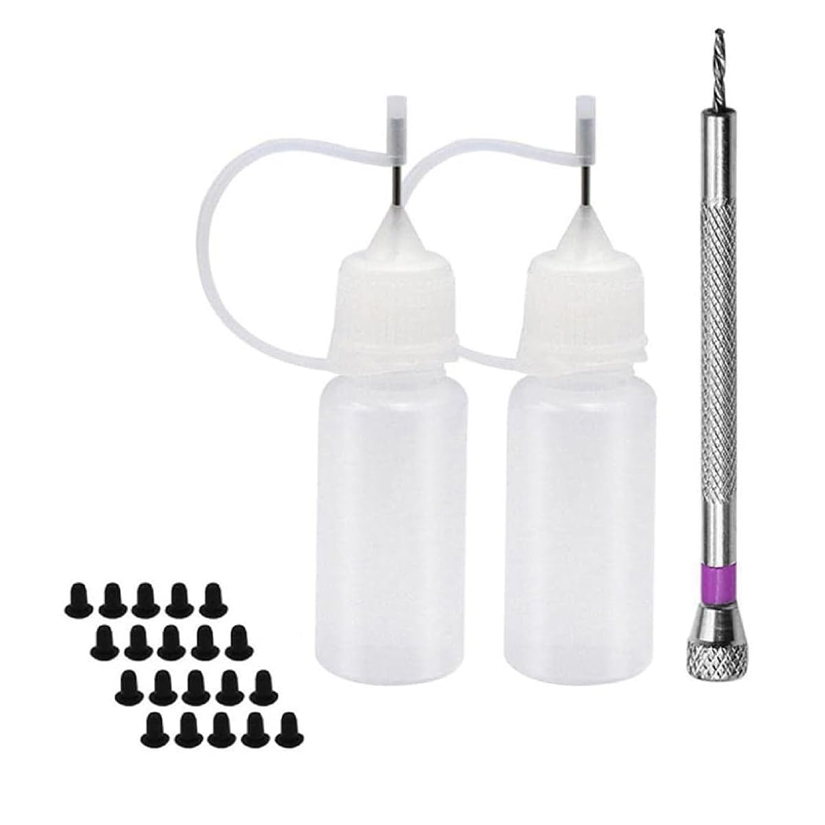 Serplex® Fine Hand Drill Set for Resin Crafts Steel 1.6mm Pin Vise Hand ...