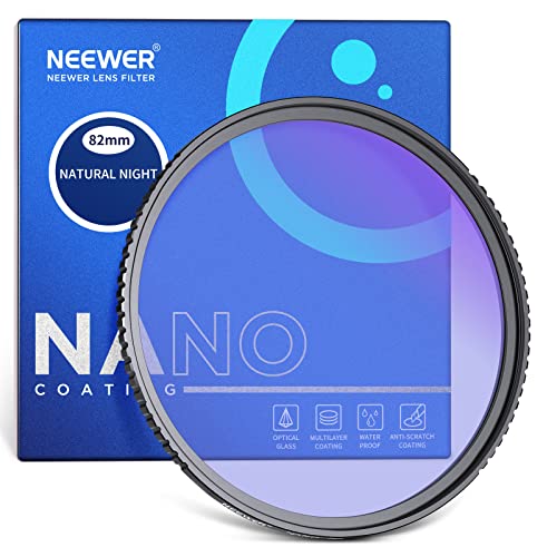 NEEWER 82mm Natural Night Filter with HD Neodymium Glass Build, Light ...