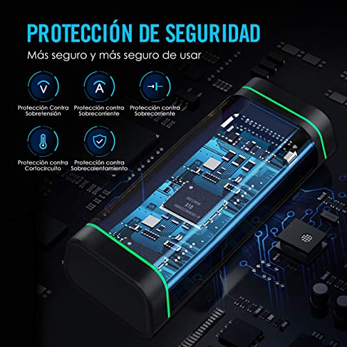 PICTEK Cargador Mando PS4, Carga Ultrarrápido con Tira de Luz y LED ...