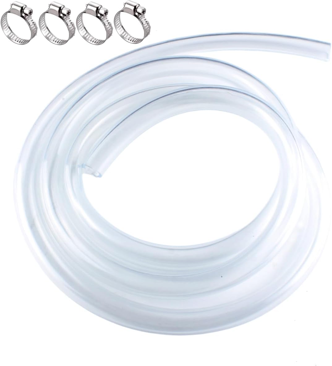 Amazon.com: PVC Tubing 1" ID x 1-1/4" OD - 10 ft Clear Vinyl Tubing ...