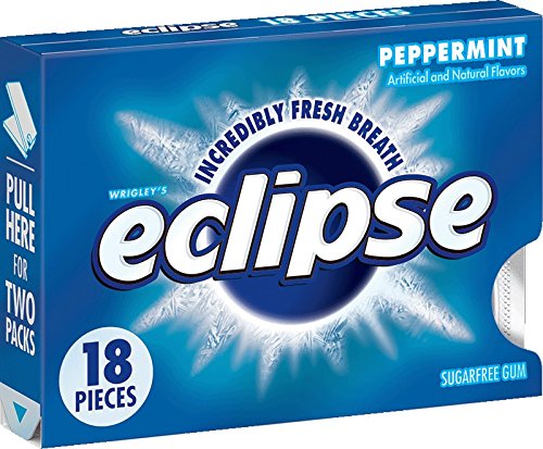 Amazon.com : Eclipse Sugar Free Gum, Peppermint, 18 Count : Grocery ...