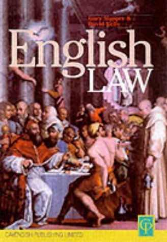 Amazon.com: English Law: 9781859415580: Slapper, Gary, Kelly, David: Books