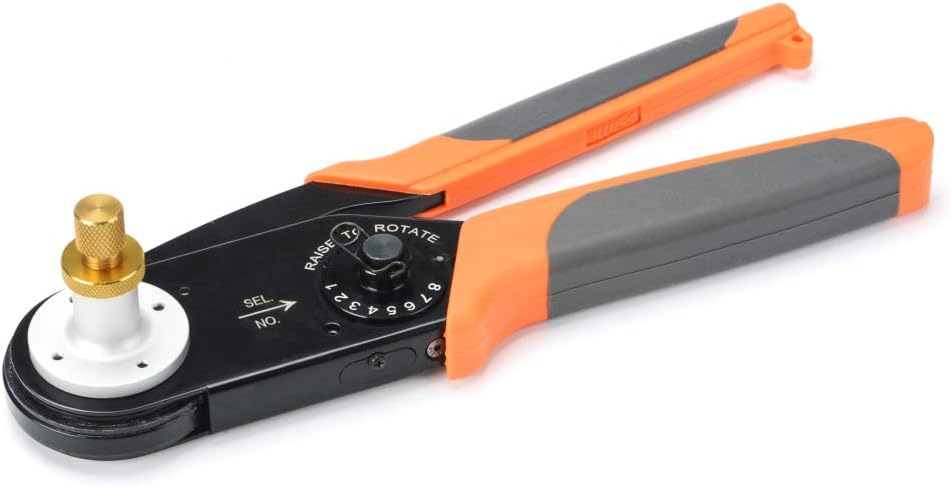 Amazon | iCrimp 4 インデント圧着工具 AWG12-8 高耐久クローズドバレルピンとソケットソリッドコンタクト用 8ポジション ...