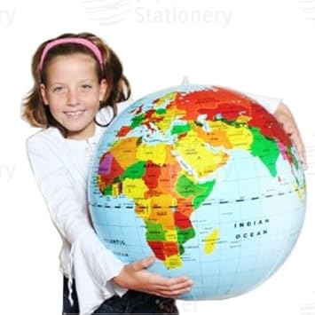 Giant Inflatable Mega World Globe - 50cm by Brainstorm : Amazon.co.uk