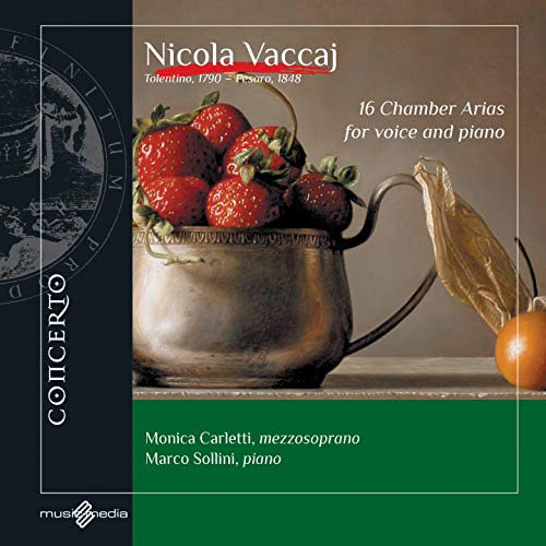 Amazon.com: Nicola Vaccaj - 16 Chamber Aria for Voice and Piano ...