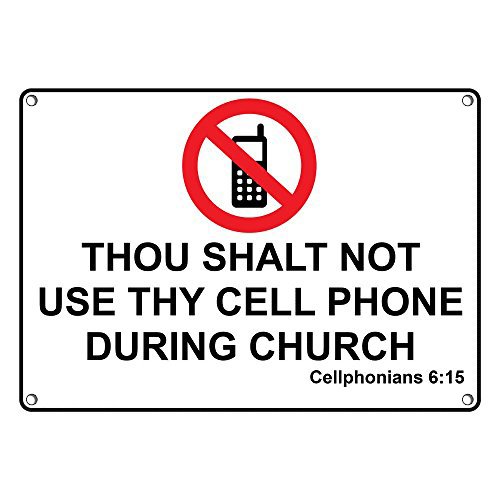 No Cell Phone In Church