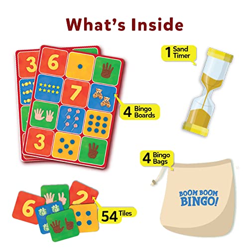 Skillmatics Bingo Preschool Board Game-Numbers & Counting, Fun & Fast ...