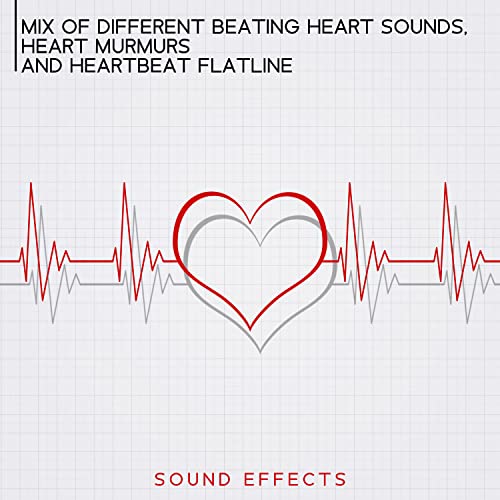 Mix of Different Beating Heart Sounds, Heart Murmurs and Heartbeat ...