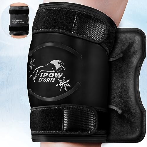 Snapklik.com : Large Knee Ice Pack Wrap, Reusable Cold Pack Wrap Around ...