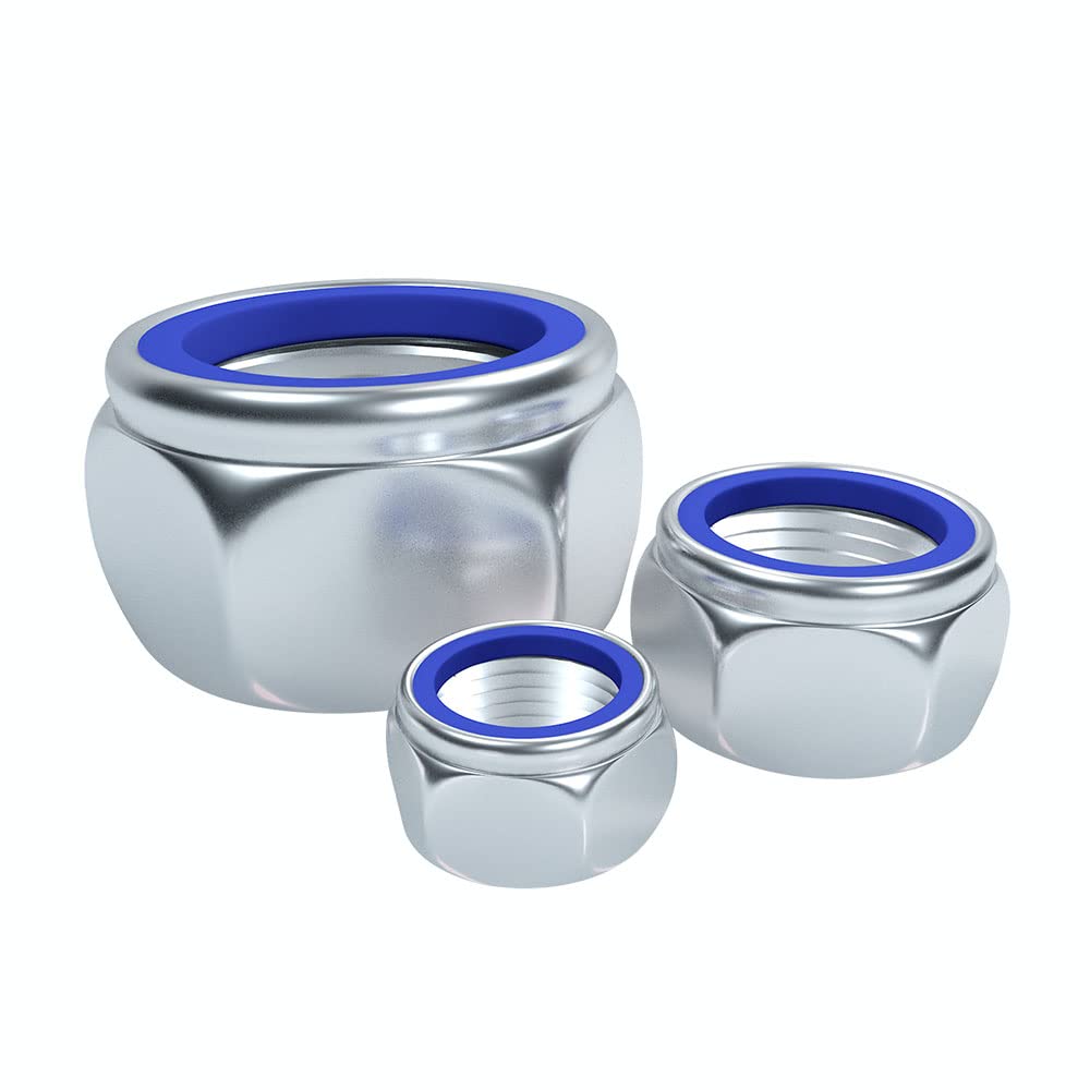 Snapklik.com : M4 Stainless Steel Lock Nuts 170pcs 316 Stainless Steel ...