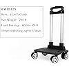 Amazon.com | Backpack Trolley - 4 Wheels Folding Compact Lightweight ...