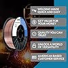 PGN Solid MIG Welding Wire - ER70S-6 .030 Inch - 10 Pound Spool - Mild ...
