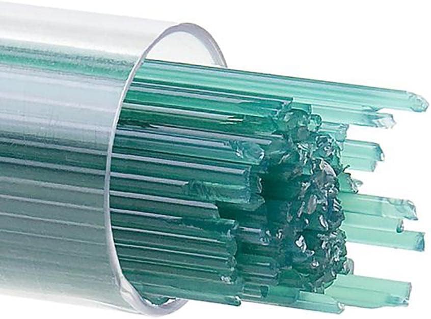 Amazon.com: Teal Green Bullseye Glass Stringers 90 COE 1MM : Arts ...