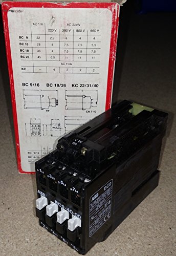 ABB, BC9-40-00-27, CONTACTOR, 4-P N/O, 110VDC COIL: Amazon.com ...