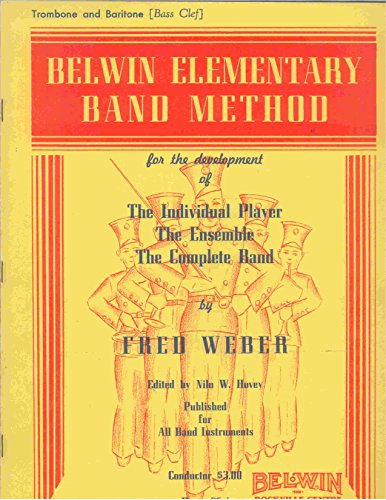 Amazon.com: Belwin Elementary Band Method (Trombone and Baritone [Bass ...