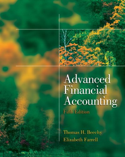 Advanced Financial Accounting (5th Edition): Beechy, Thomas H., Farrell ...