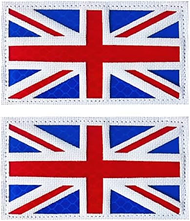 4 Pcs British Union England Flag Patch British Union Jack Patch ...