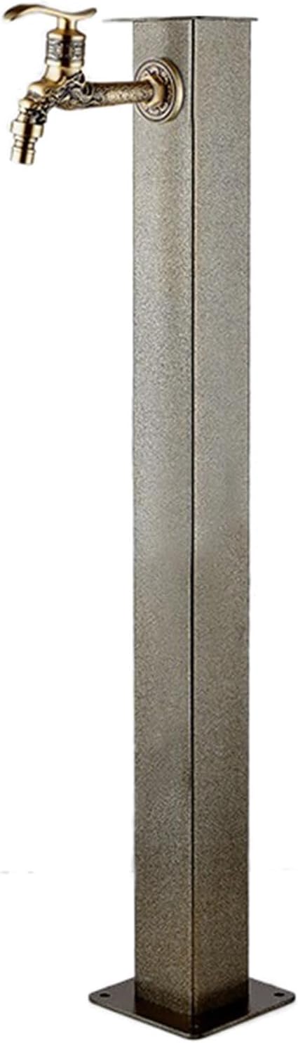Amazon.com: Freestanding Column Faucet Garden Floor Mount Water Tap ...