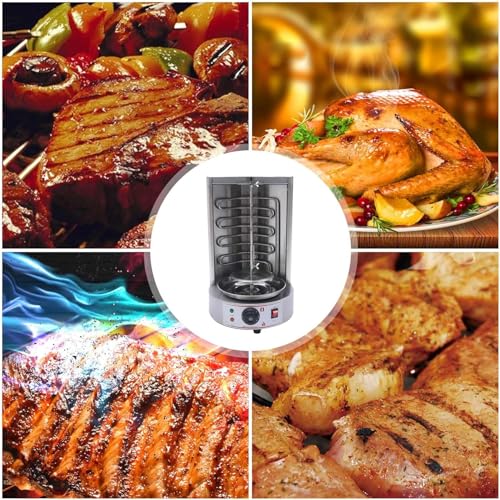 Electric Shawarma Machine Commercial Vertical Rotisserie Rotating ...