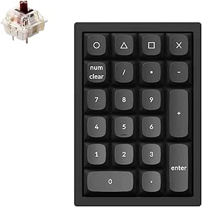 Amazon.com: Keychron Q0 QMK/VIA Mechanical Numeric Keypad, Hot ...