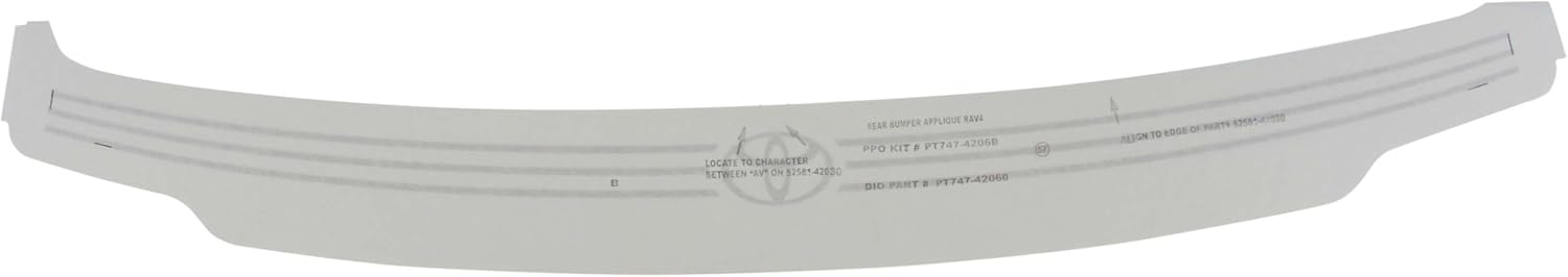 Genuine Toyota Accessories PT747-42060 Rear Bumper Decal, Bumper Covers ...