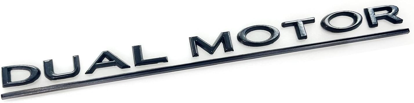 Amazon.com: Metal Dual Motor Emblem Badge 3D Letters Sticker Compatible ...