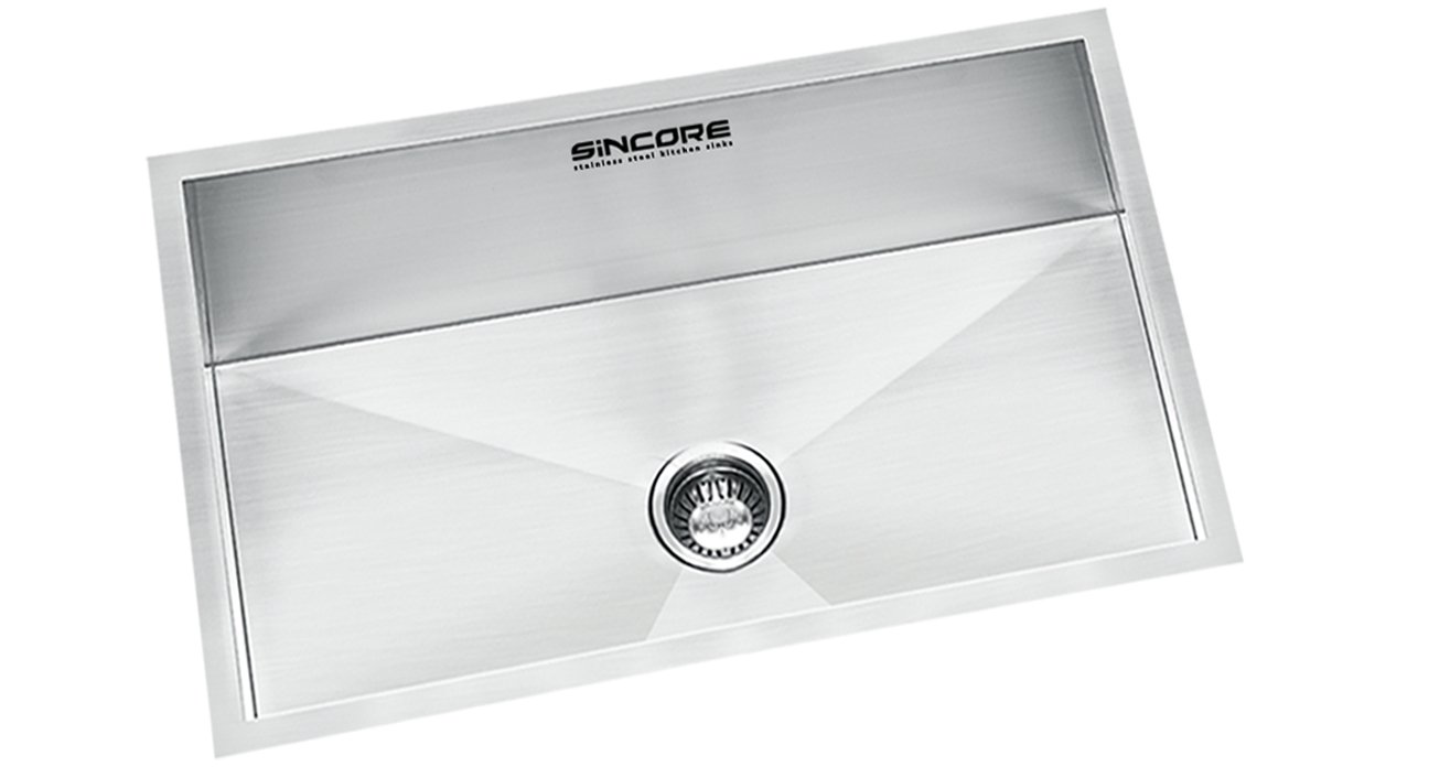 SINCORE Matt Finish Single Bowl Hand Crafted 304 Grade Stainless Steel ...