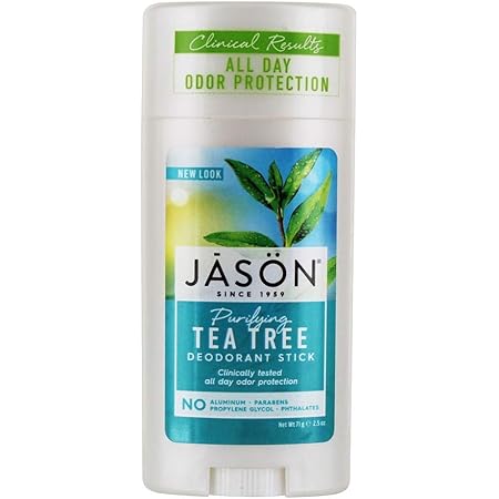 Amazon.com : Jason Aluminum Free Deodorant Stick, Purifying Tea Tree, 2 ...