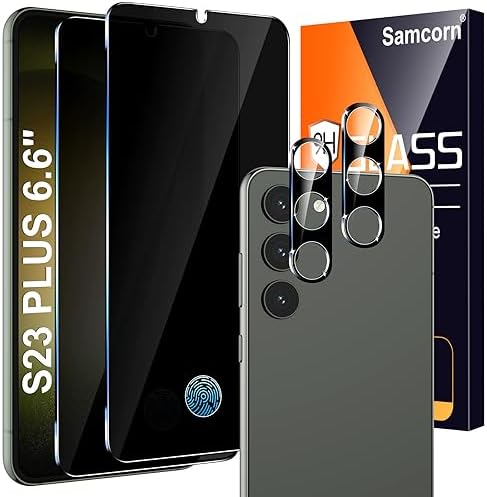 Amazon.com: [2+2 Pack] Galaxy S23 Ultra Privacy Screen Protector and ...