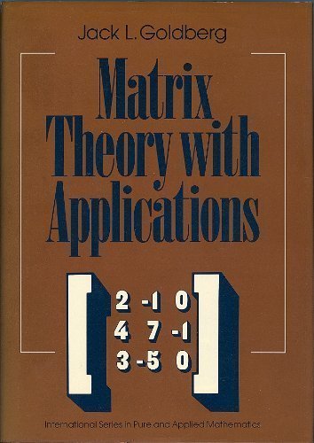Amazon.com: Matrix Theory With Applications (International Series in ...