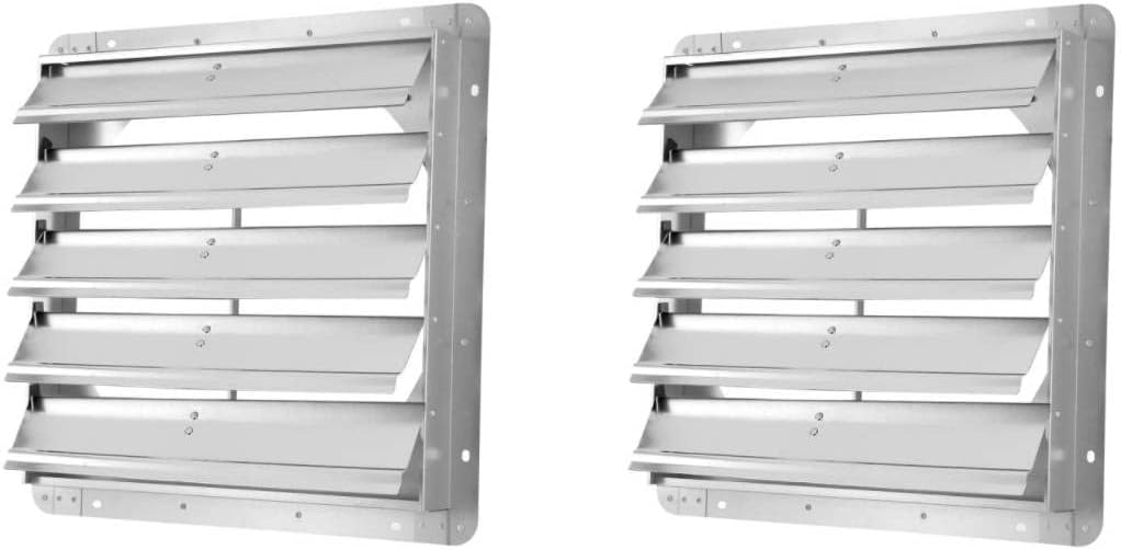 Amazon.com: Dayton 18" Backdraft Damper/Wall Shutter, 18-1/2" x 18-1/2 ...