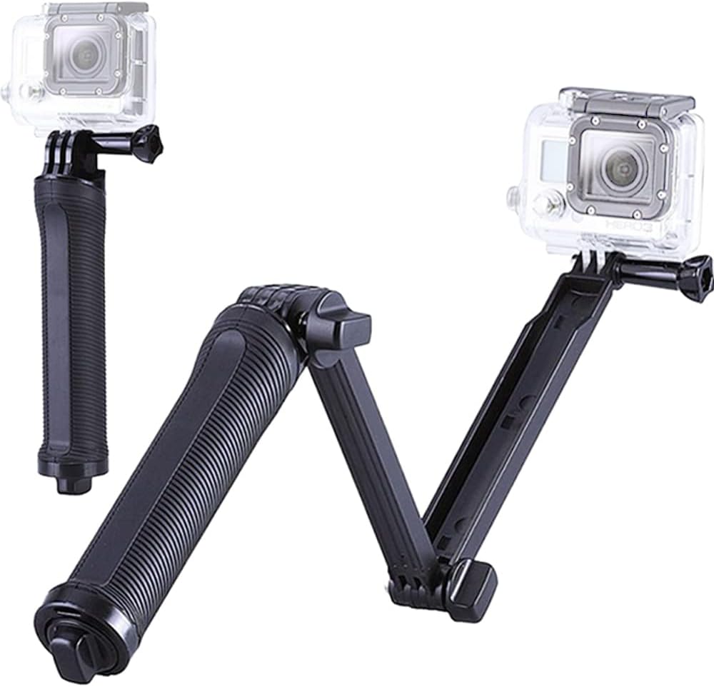 Amazon.com: ALILUSSO Selfie Stick for Gopro,Foldable Pole 3-Way ...