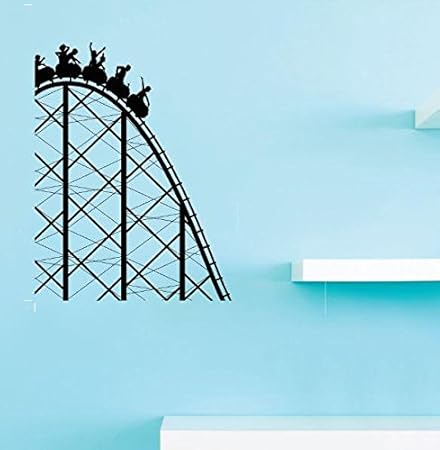 Amazon.com: Vinyl Wall Decal Sticker : Roller Coaster Amusement Park ...