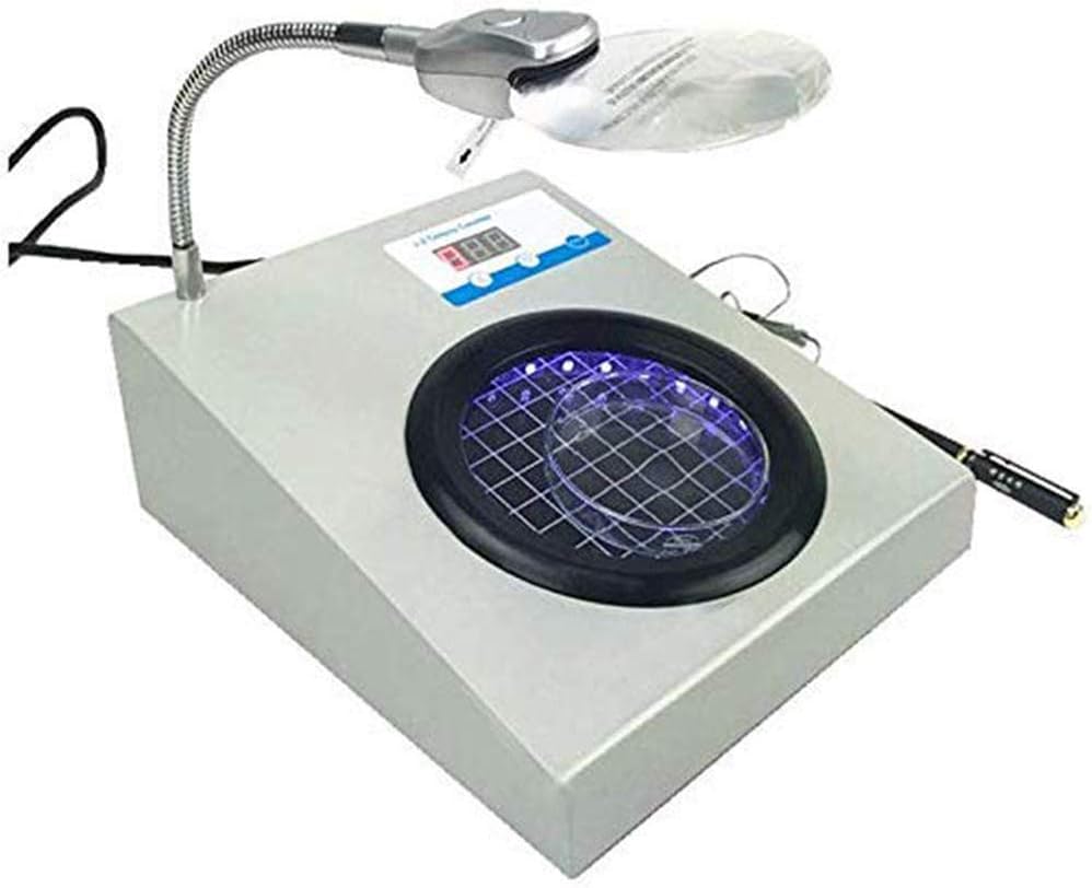 LeTkingok 110V Colony Counter Bacterial Tester- Counting Machine Lab ...
