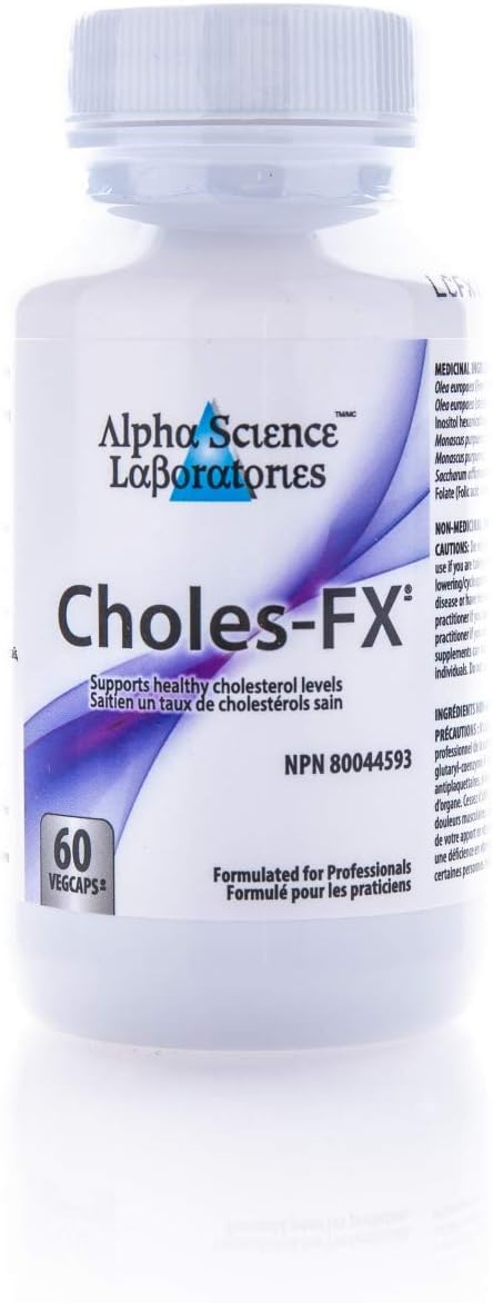 Alpha Science Laboratories' Choles-Fx - Cholesterol Reduction - 60 VCaps : Amazon.ca: Health ...