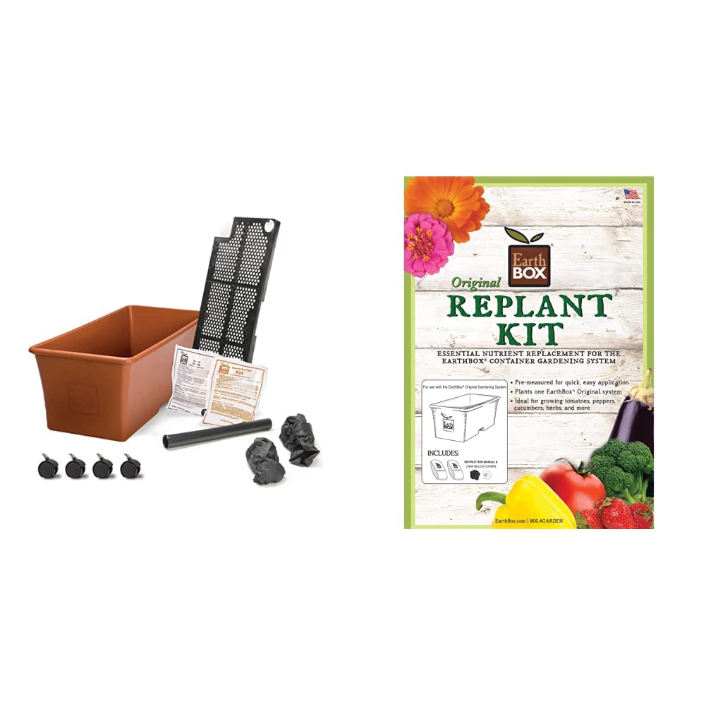 Amazon.com : EarthBox Garden Kit (80155) + Replant Kit (81100) : Patio ...