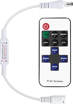 Amazon.com: Lamomo LED Strip Lights RF Remote Controller, Wireless Neon ...