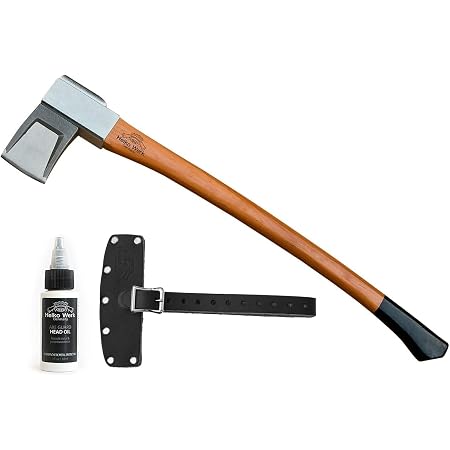 LeverAxe Truper Fire Wood Splitting Axe with Forged Steel Head and ...